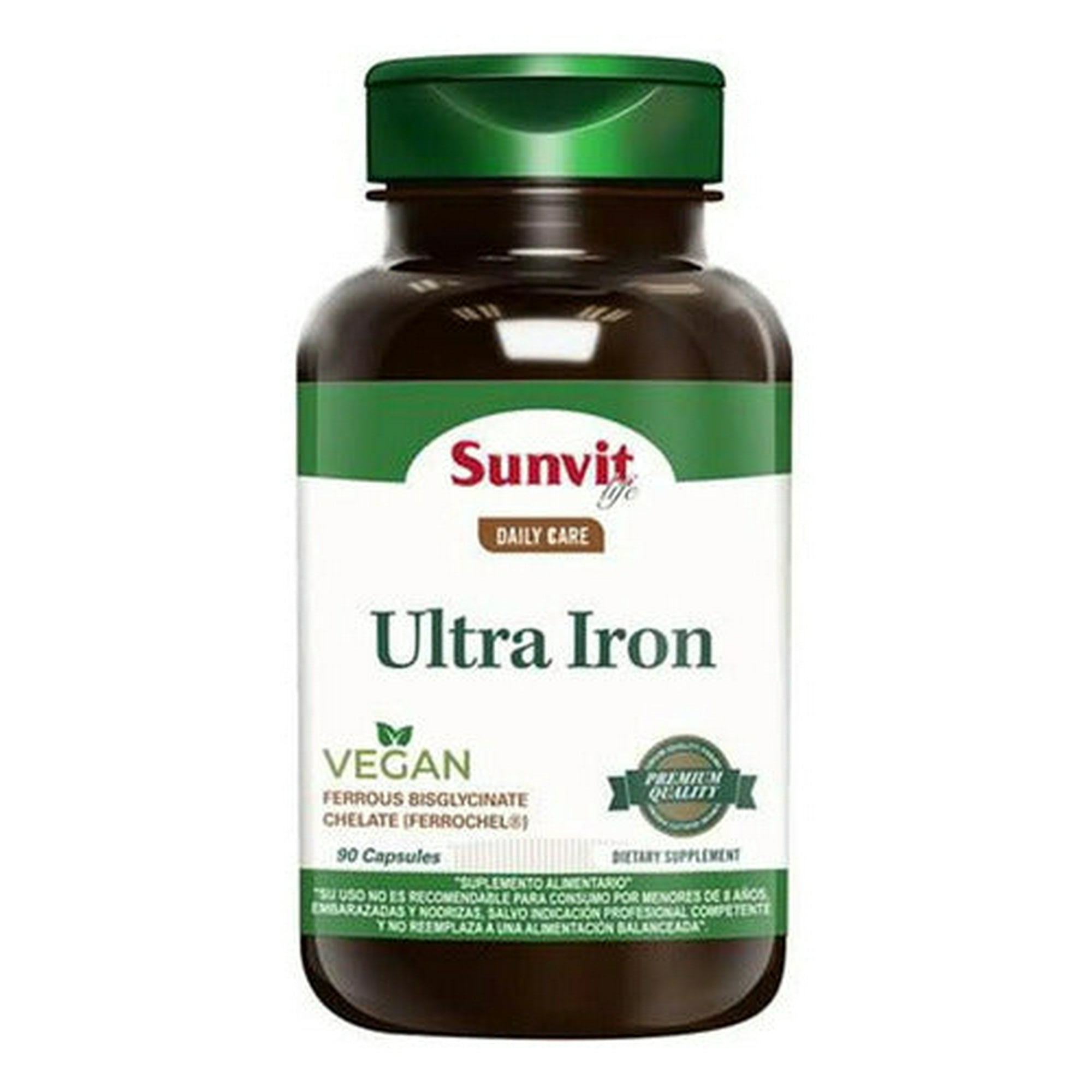 Ultra Iron (90 Caps) Sunvit Life Vegan - Sunvit | Lider