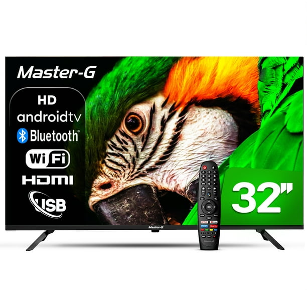 Smart TV LED 32" Android HD Bluetooth MGAE32F Master-G | Lider