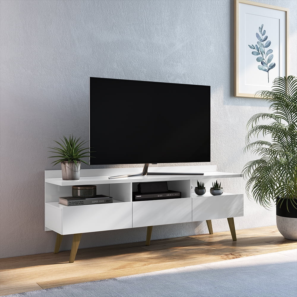 Rack TV Sereima 3 Cajones Blanco | Lider