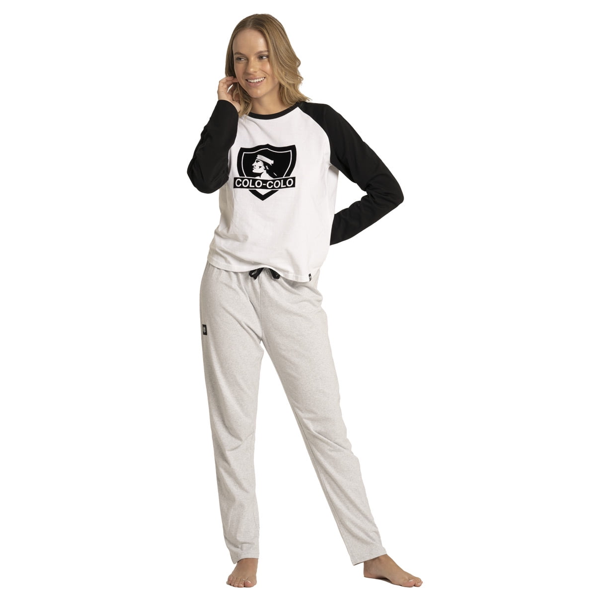 Pijama Algodón Invierno Mujer Colo Colo C2 Talla L | Lider
