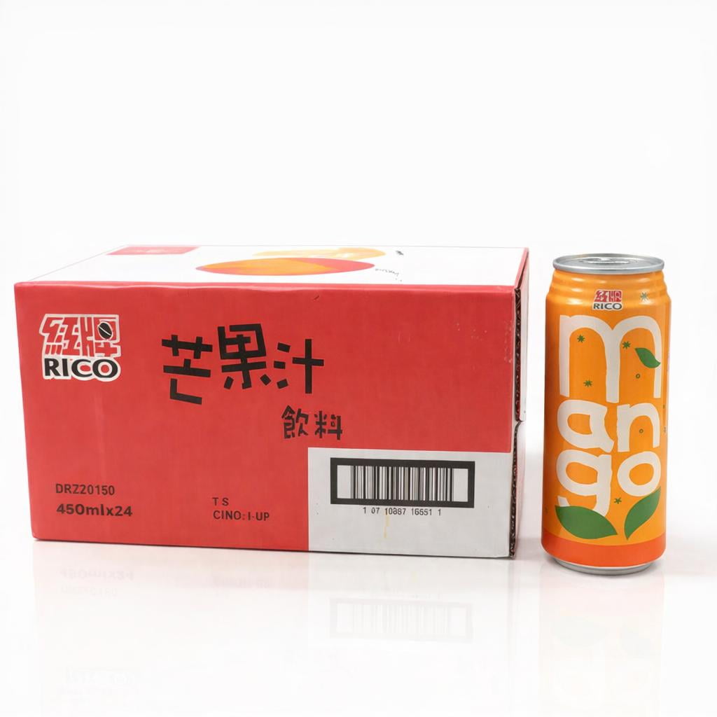 Bebida Sabor Mango Marca Rico 490 ml * 24 Latas | Lider