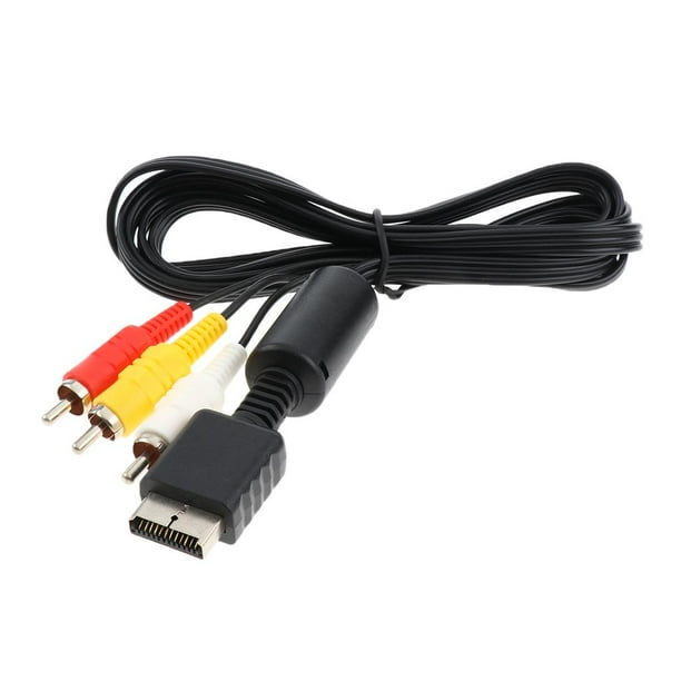 Cable RCA de Audio y Video Estéreo de 1.8m/6ft para Sony PS3/PS2/PS1 ...