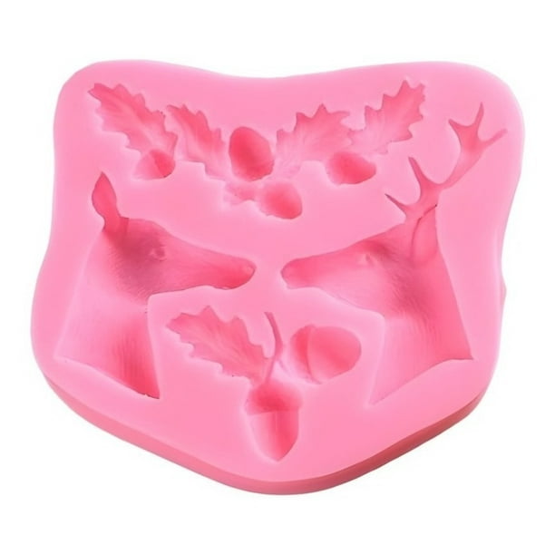 Molde De Silicona Molde Reno Molde Fondant Bellota Reno | Lider