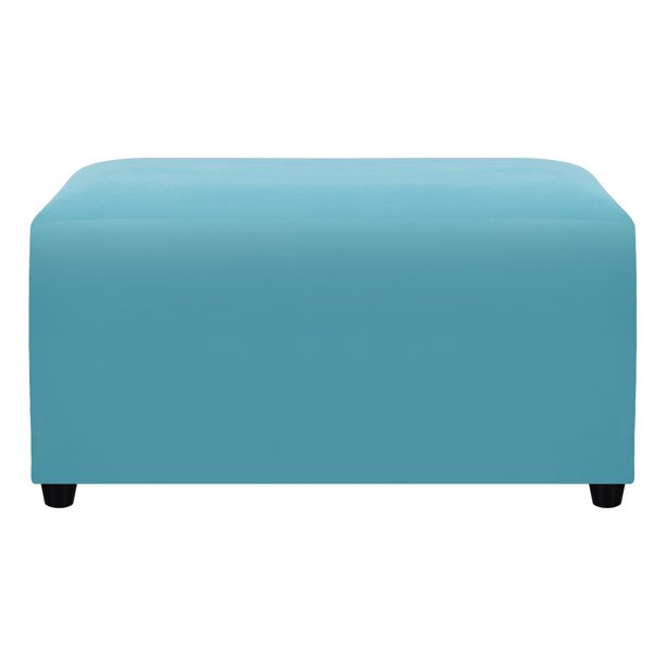 Banqueta Cali 2c Felpa 30 Turquesa | Lider