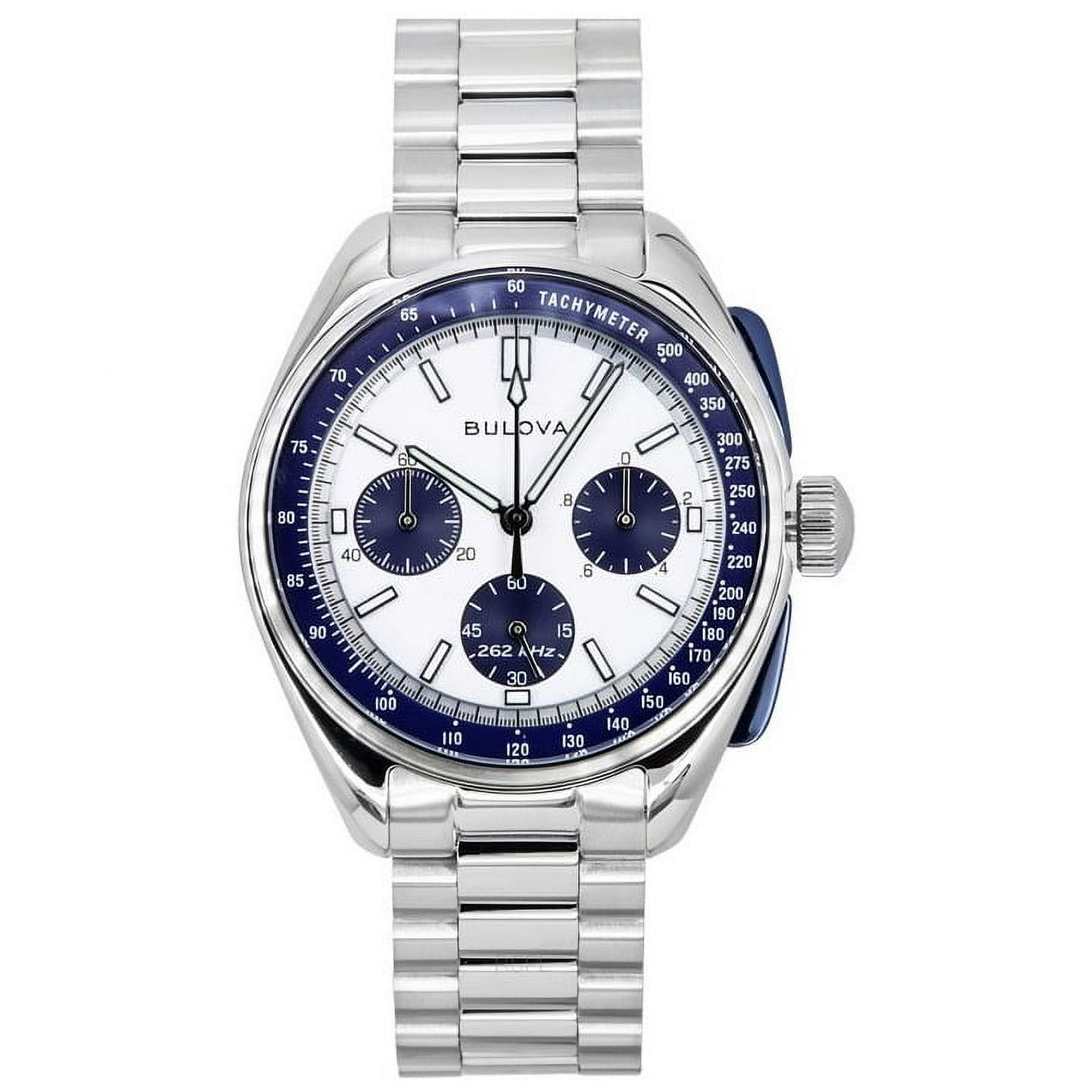 Reloj Bulova Lunar Pilot Archive Series Special Edition Chronograph Silver Dial Quartz 98K112 ...