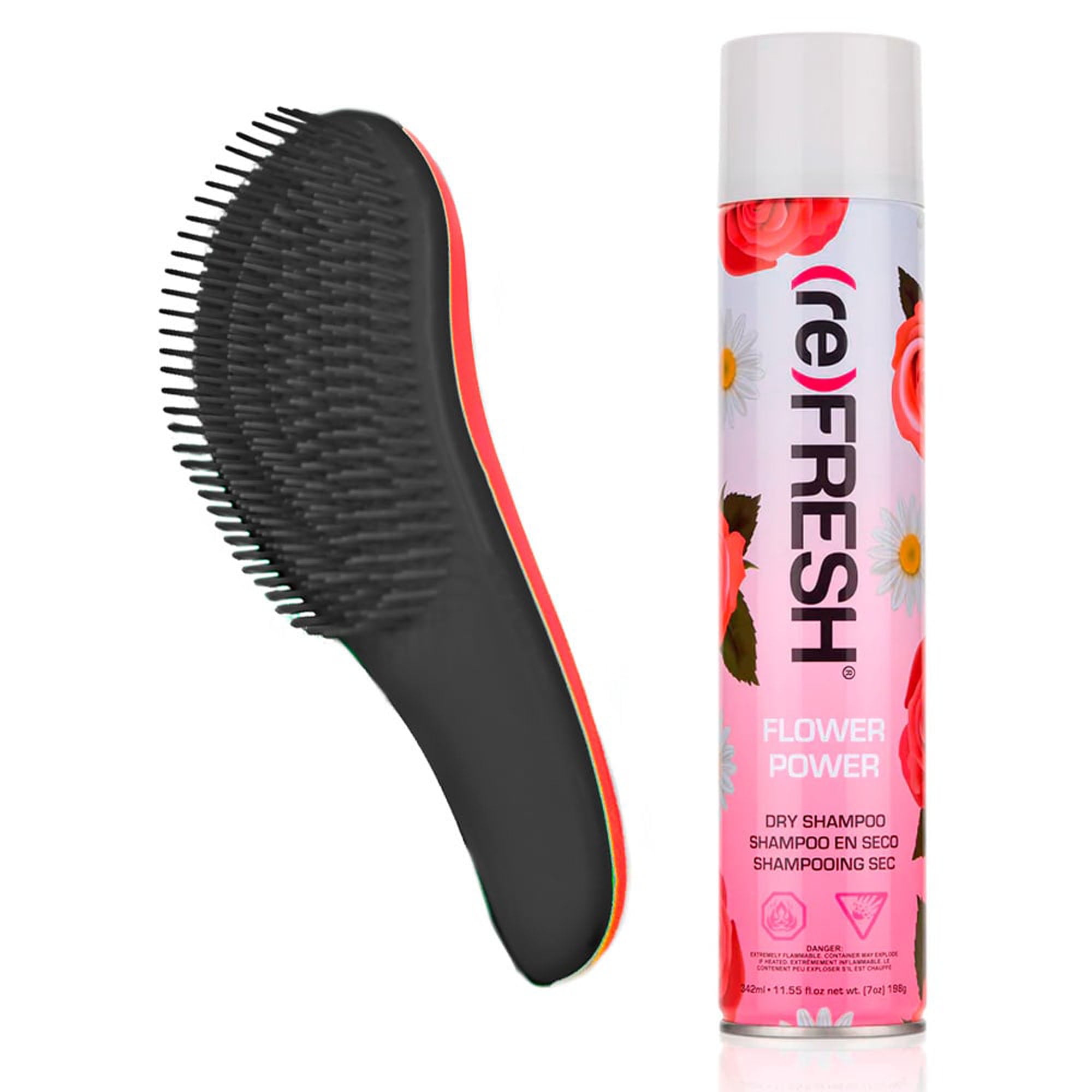 Kit shampoo seco sin enjuague 342ml + cepillo desenredante | Lider