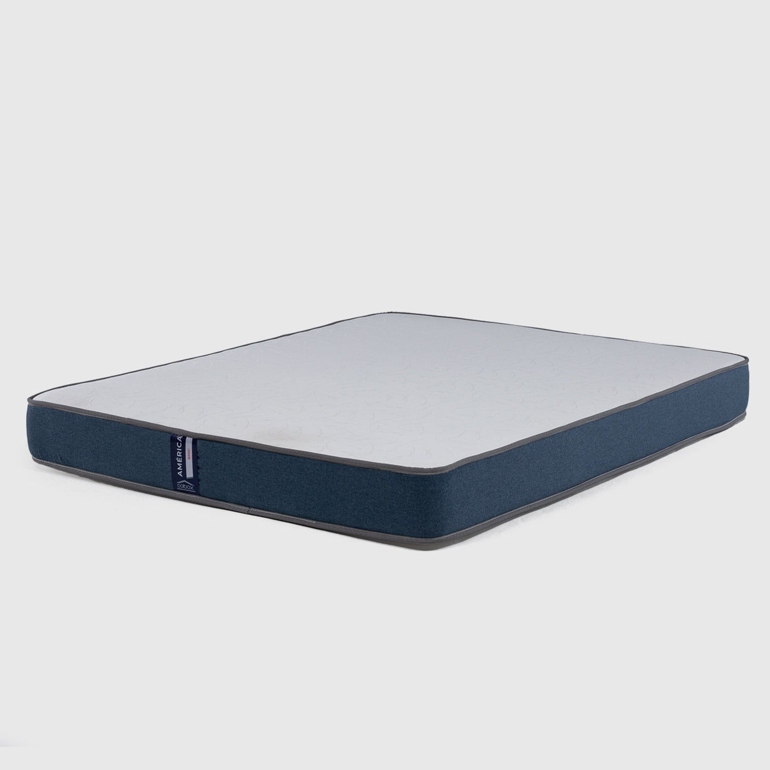 Colchón America Foam Tap-Lisa Azul 2 Plazas | Lider