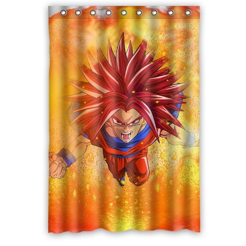 Cortina de ducha de Dragon Ball Goku, juego de cortina de baño con ...