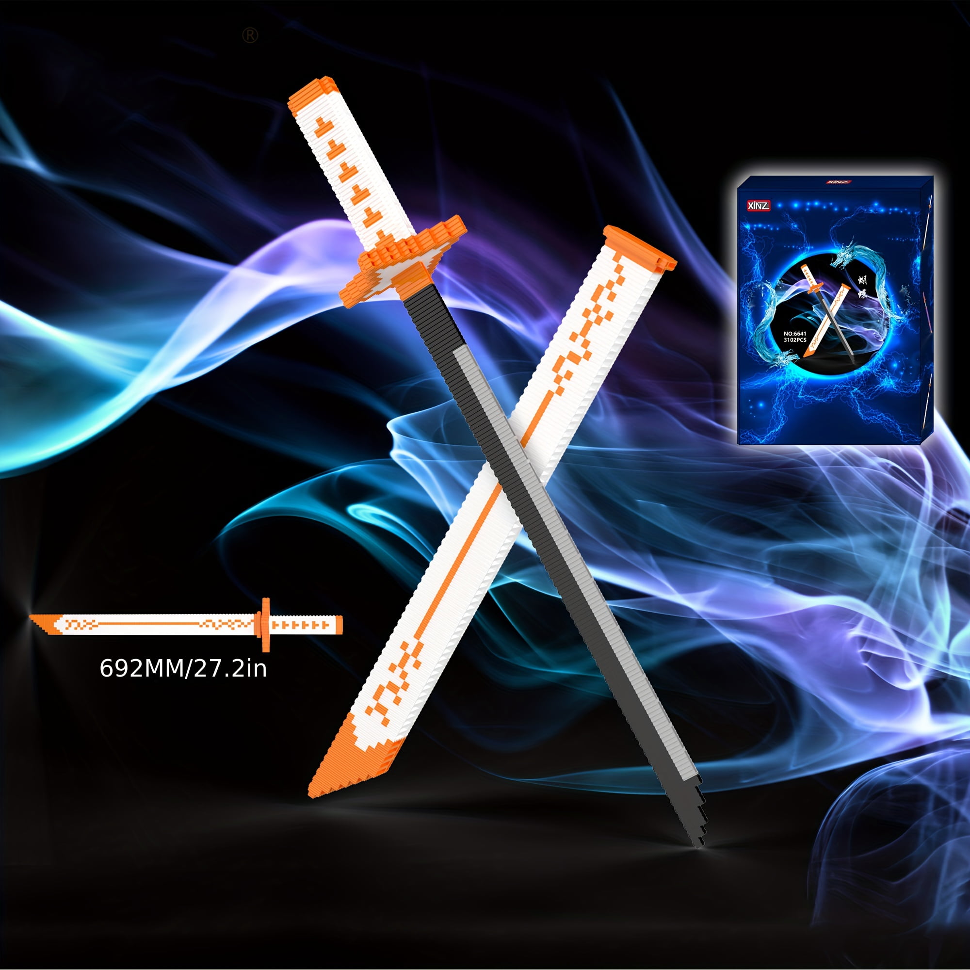 Mini Building Blocks, Anime Samurai Knives Building Blocks | Lider