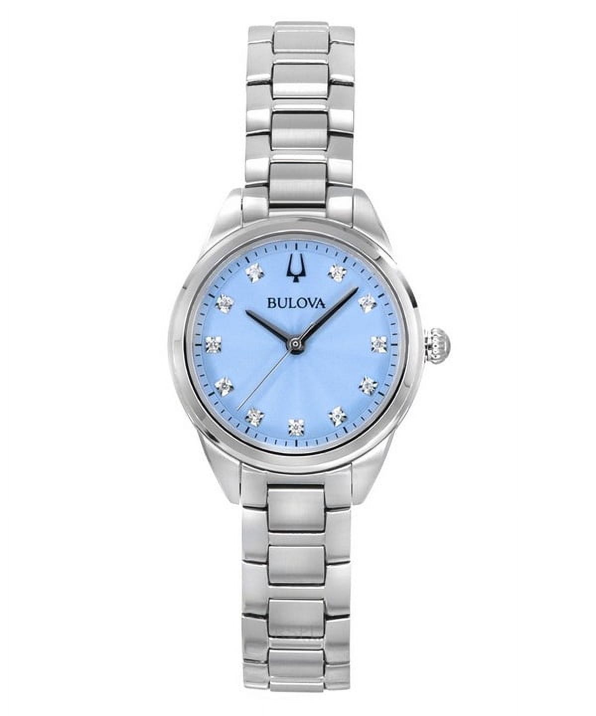 Reloj Bulova Sutton Diamond Accents Stainless Steel Light