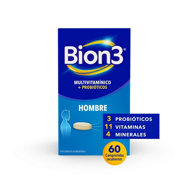Multivitamínico Hombre + Probióticos x60 | Lider