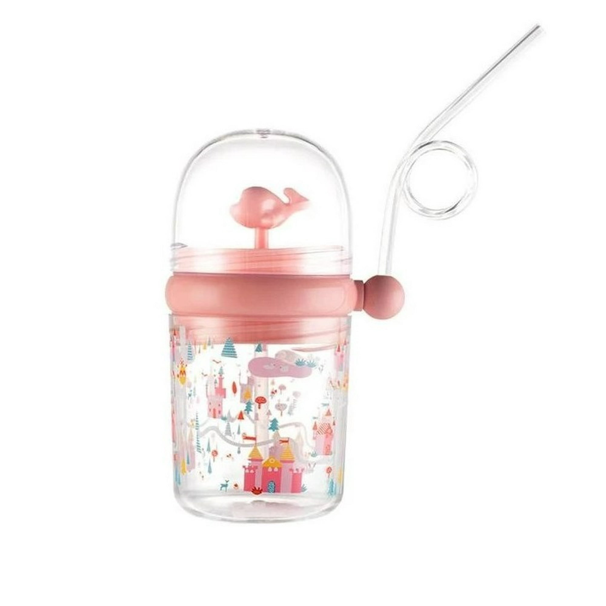 Botella Termo Chico Infantil Beber Agua Niño 250 Ml Bombilla | Lider