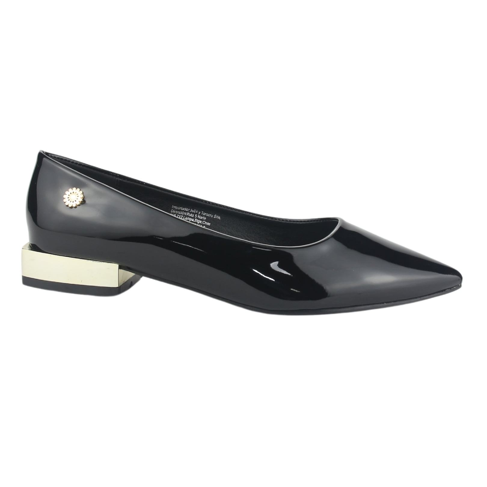 Zapato Chalada Mujer Merc-2 V Negro Casual | Lider