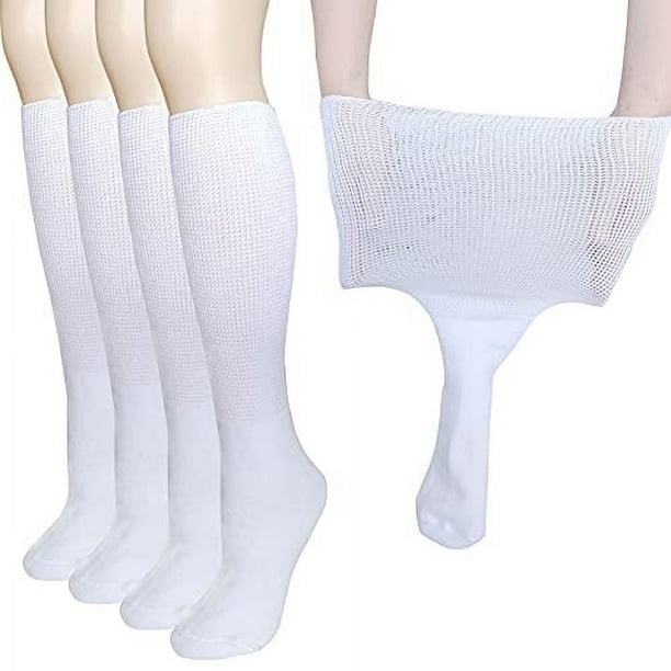 Calcetines anchos bariátricos CIRZUEX para linfedema, pies hinchados ...