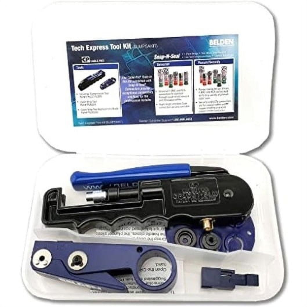 Kit de herramientas de engarce Belden Tech Express | Lider