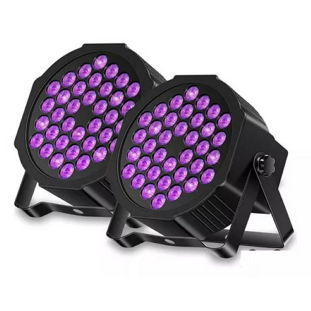 Pack 2 Foco Luces 36 Led Uv Luz Ultravioleta Fiesta Fluor | Lider