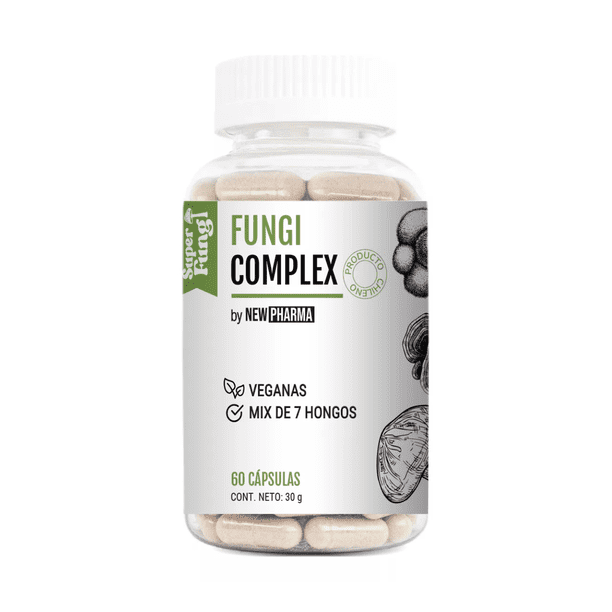 Fungi Complex Mix De 7 Hongos 60 Caps New Pharma | Lider