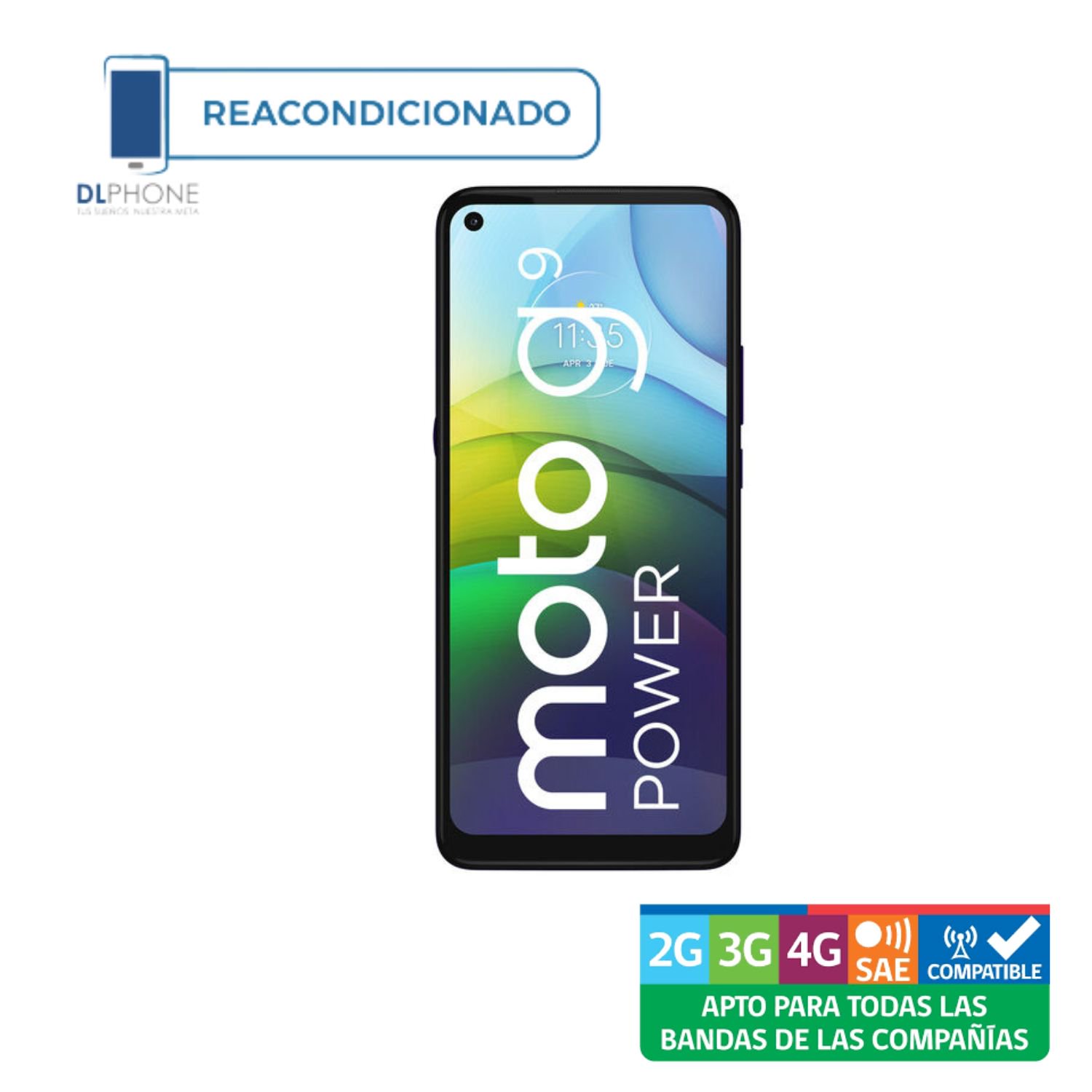Motorola Moto G9 Power 128gb Verde Reacondicionado | Lider