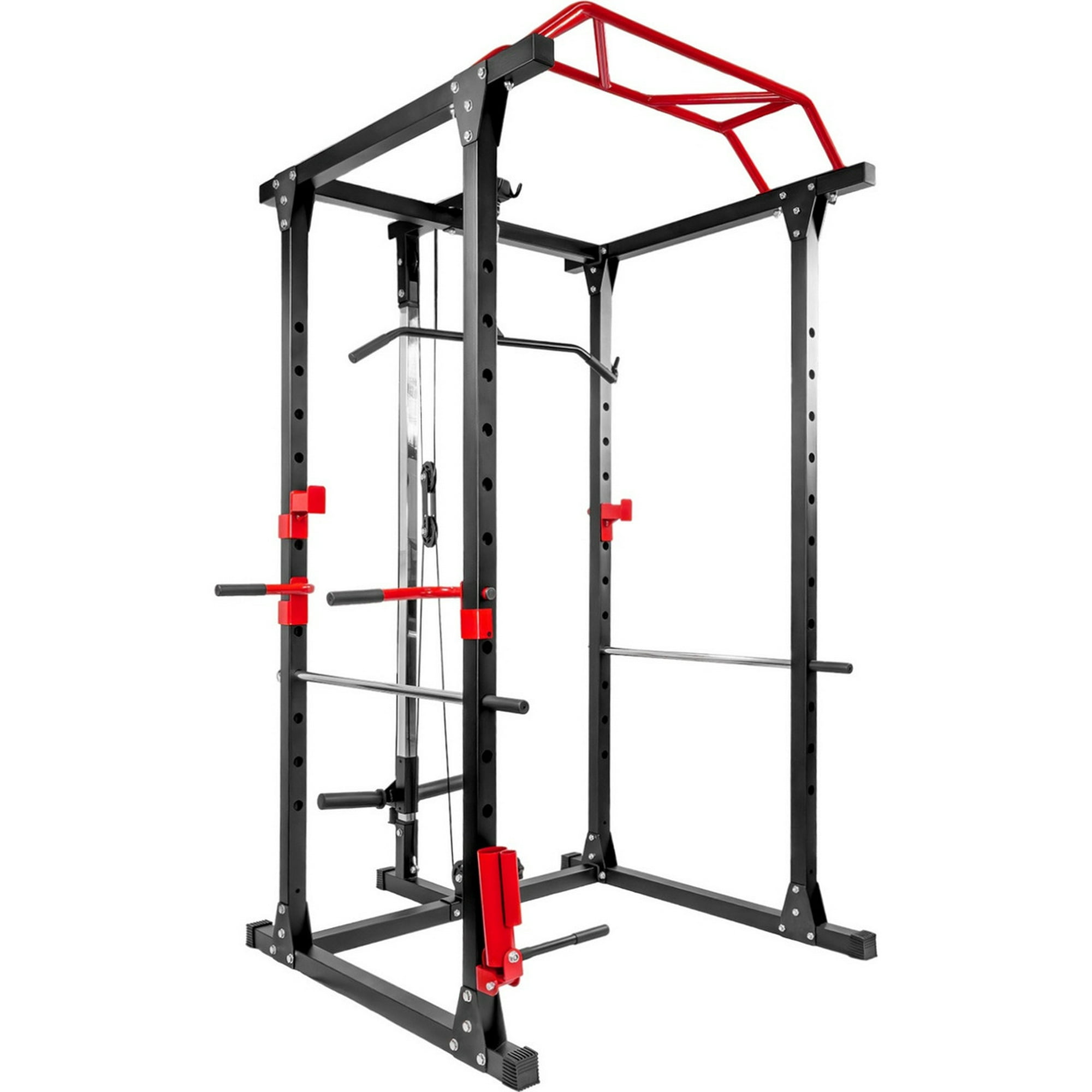 Power Rack Pull Ups Sentadillas Dominada Jaula De Potencia | Lider