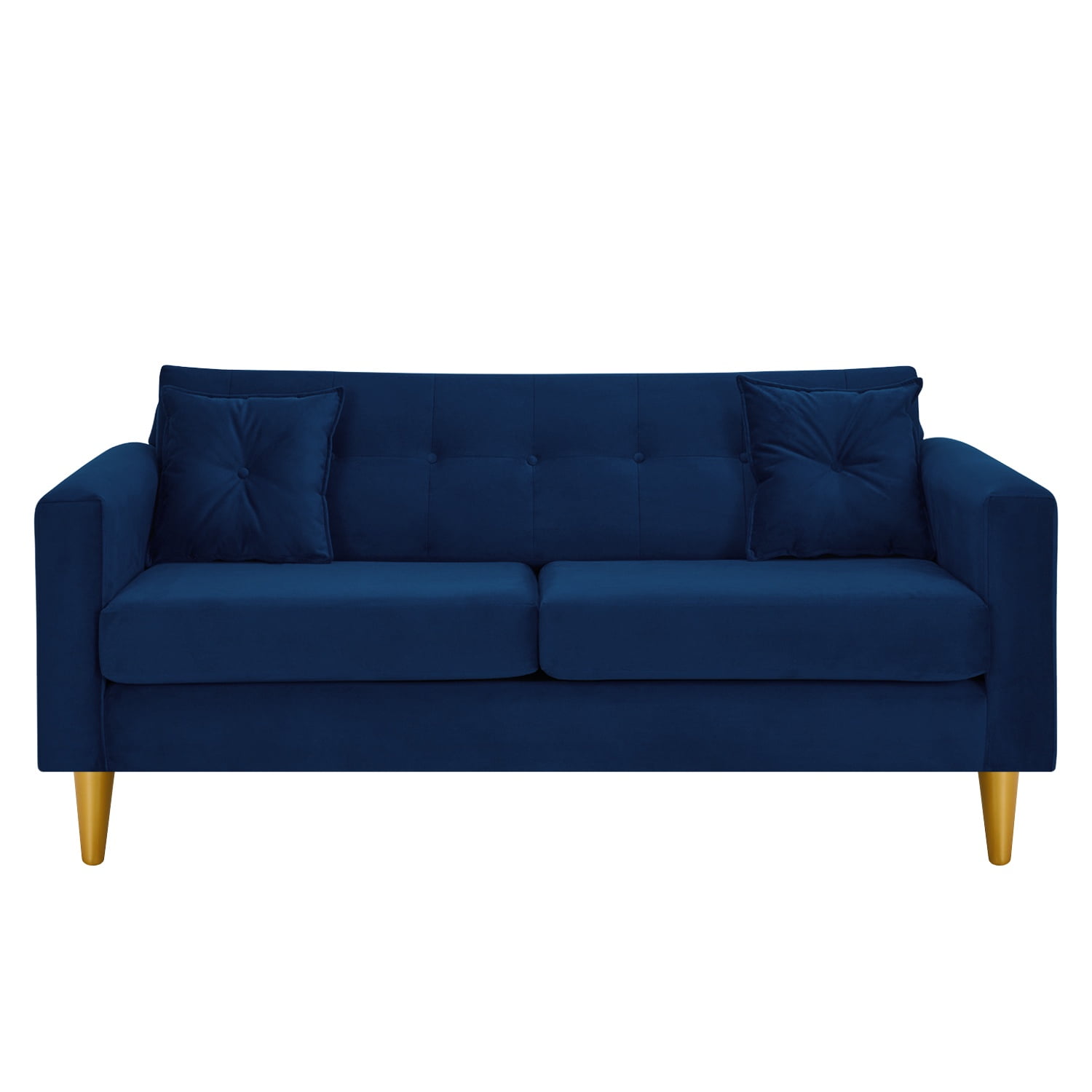 Sofa New Retro 3c Felpa 01 Azul Marino | Lider