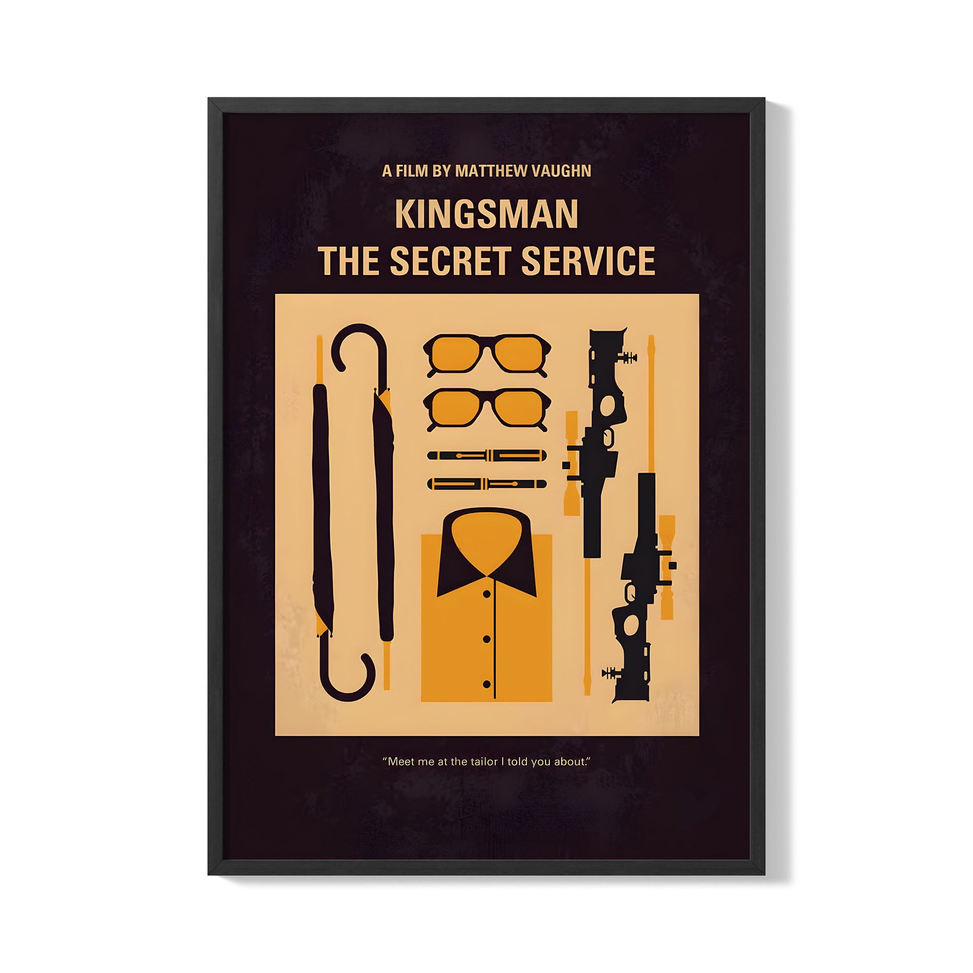 Cuadro Poster Enmarcado Kingsmen Decorativo | Lider