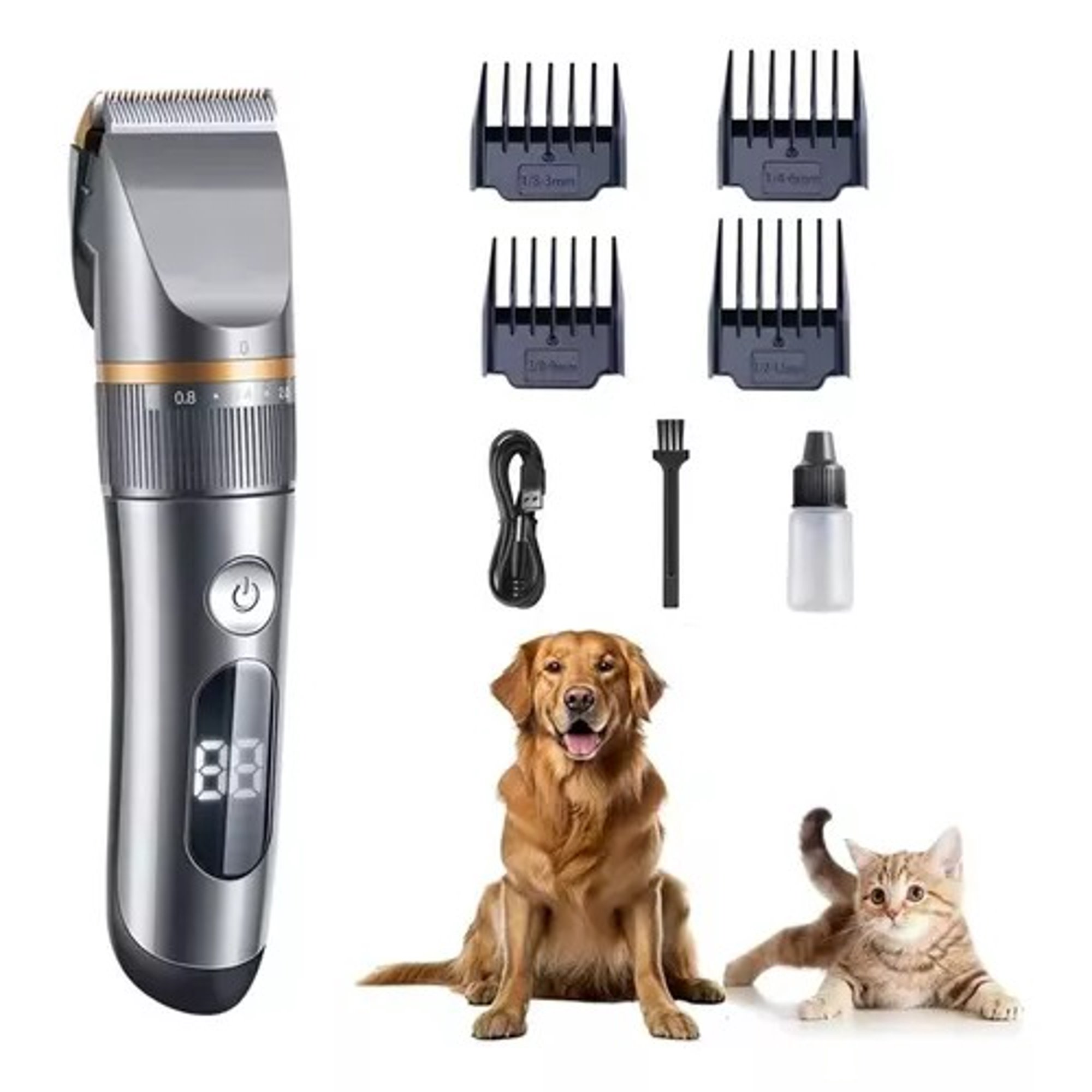 Maquina Corta Pelo Eléctrico Clipper Mascotas Perros Gatos | Lider