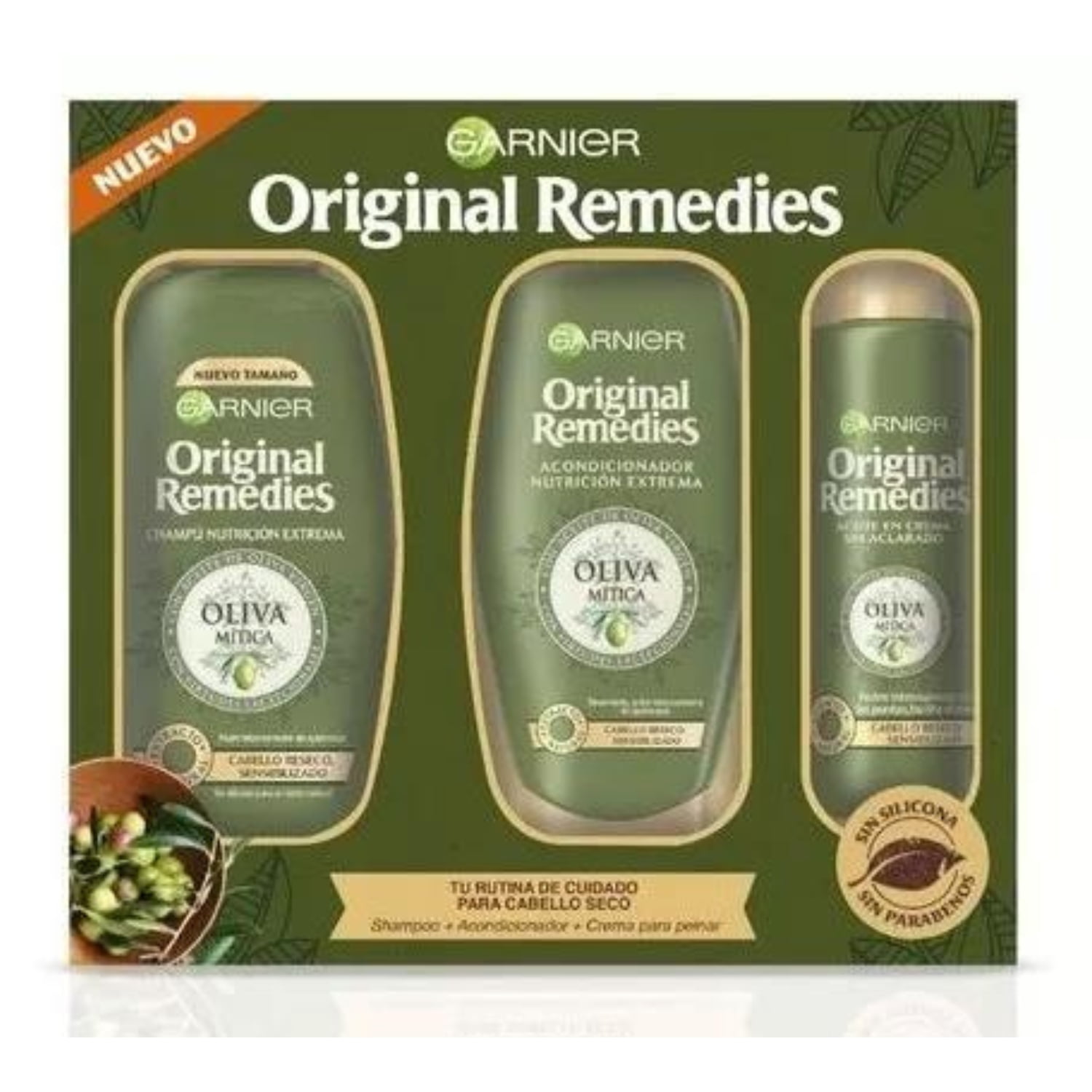 Pack Shampoo + Acondicionador + Crema De Oliva | Lider