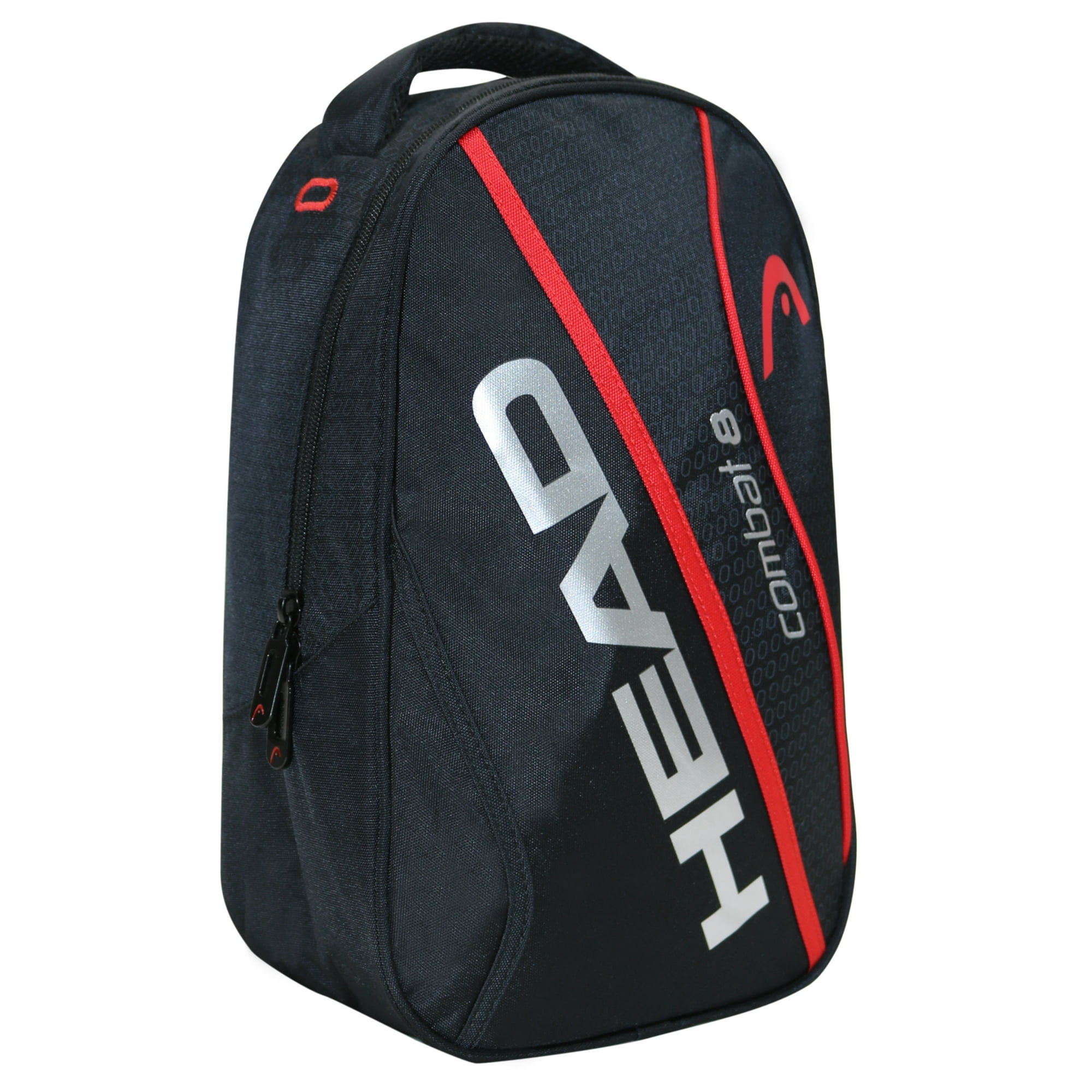 Botinero Bolso Combat 8 Negro Rojo Head | Lider