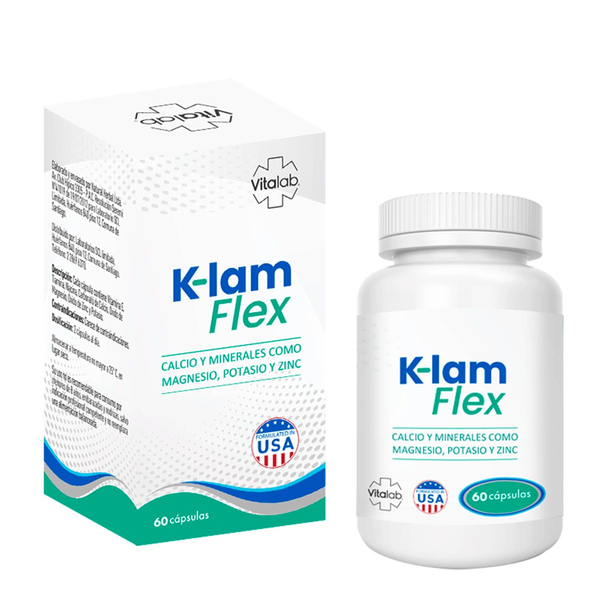 K-lam Flex 60 Cápsulas Vitalab | Lider
