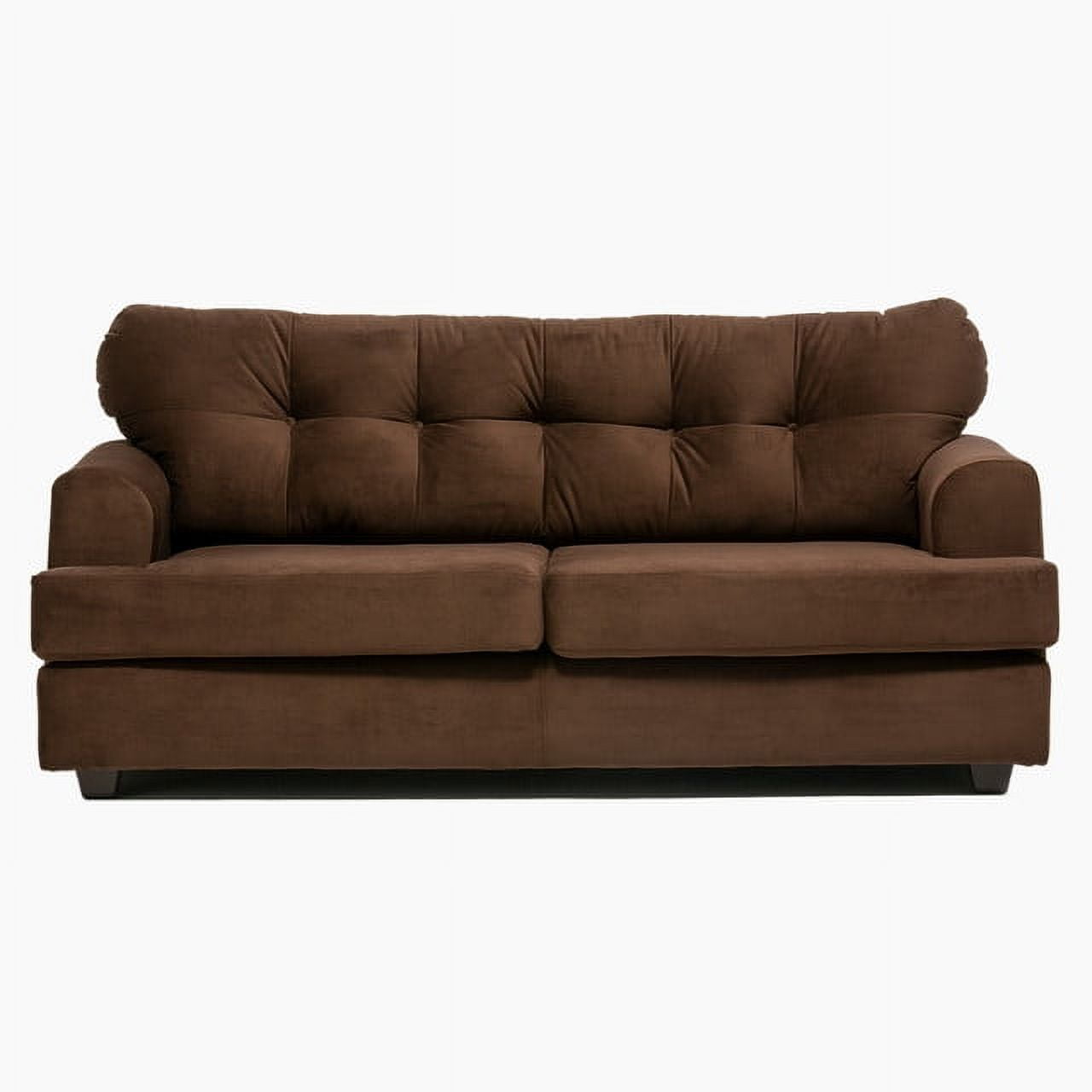 Sofa 3C Valeria Felpa Chocolate | Lider