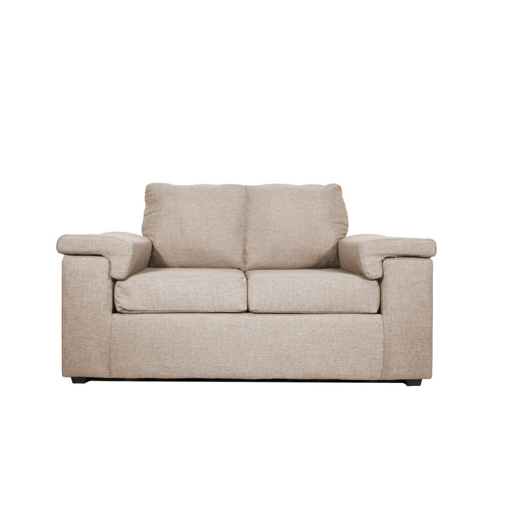 Sofa 2C Bergamo Tela Beige | Lider
