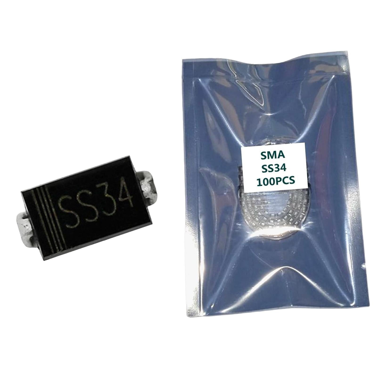 100 Uds 1N5822 SMA SS34 SMD Kits De Proyecto Electrónico De Diodo ...