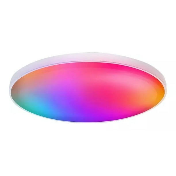 Lámpara Plafon Led Rgb 24w Sobrepuesto Configurable Control | Lider