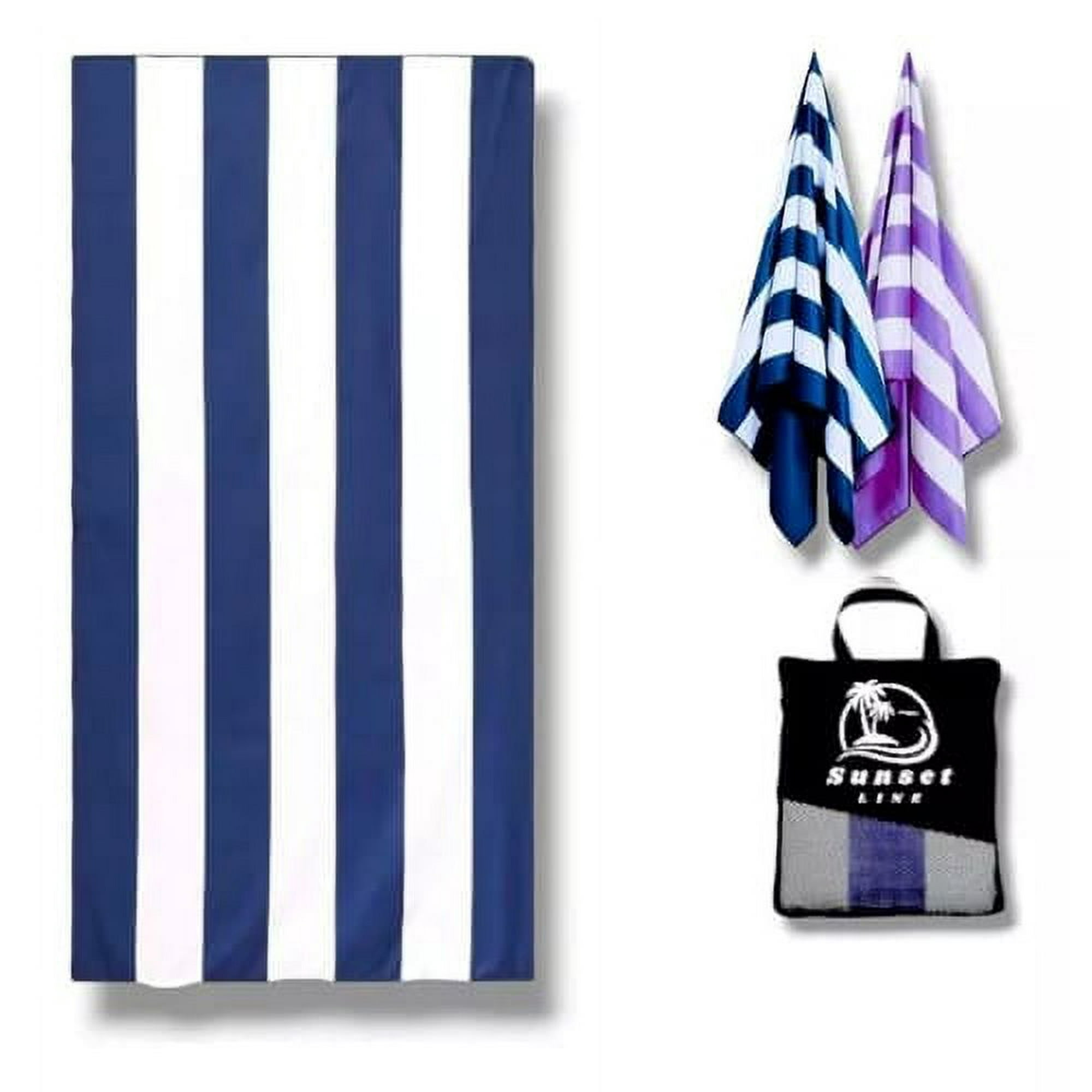 Toalla De Microfibra Secado Rapido Playa Viaje + Estuche AZUL | Lider