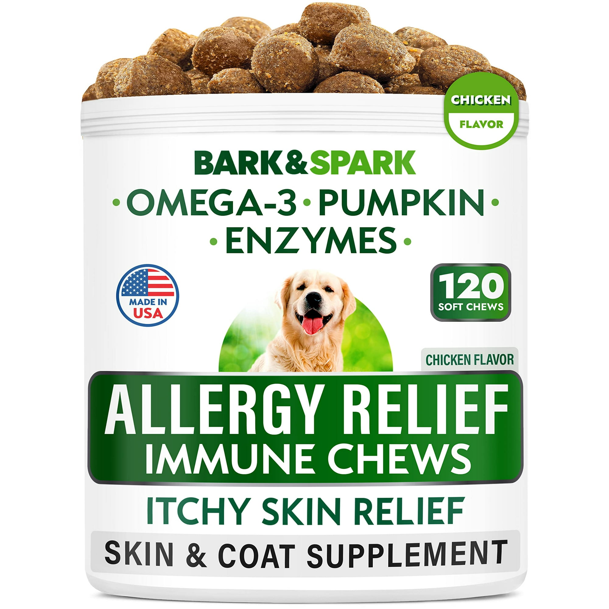 Masticables Bark&Spark Aller Bites 120 Unidades Perro | Lider