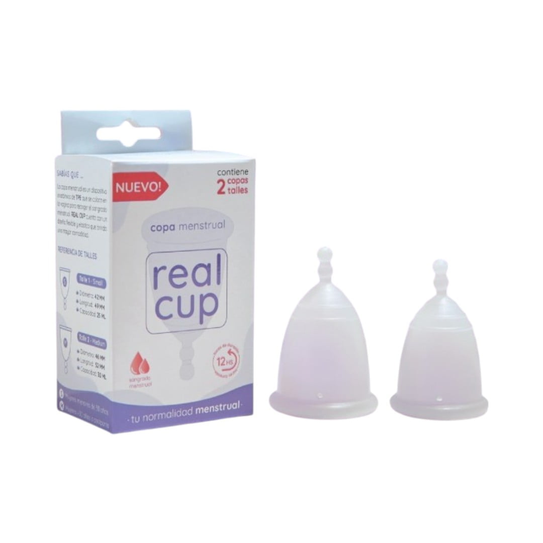 Copitas Menstruales Real Cup Set 2 Un | Lider