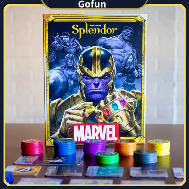 Juego de Mesa Splendor Marvel Family Party con Thanos y Avengers | Lider