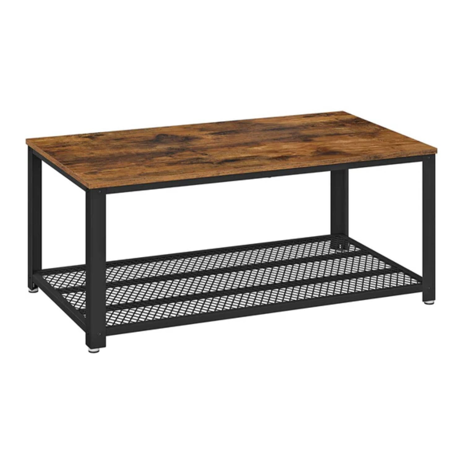 Mesa De Centro Rectangular Estilo Industrial Lagan Madera | Lider