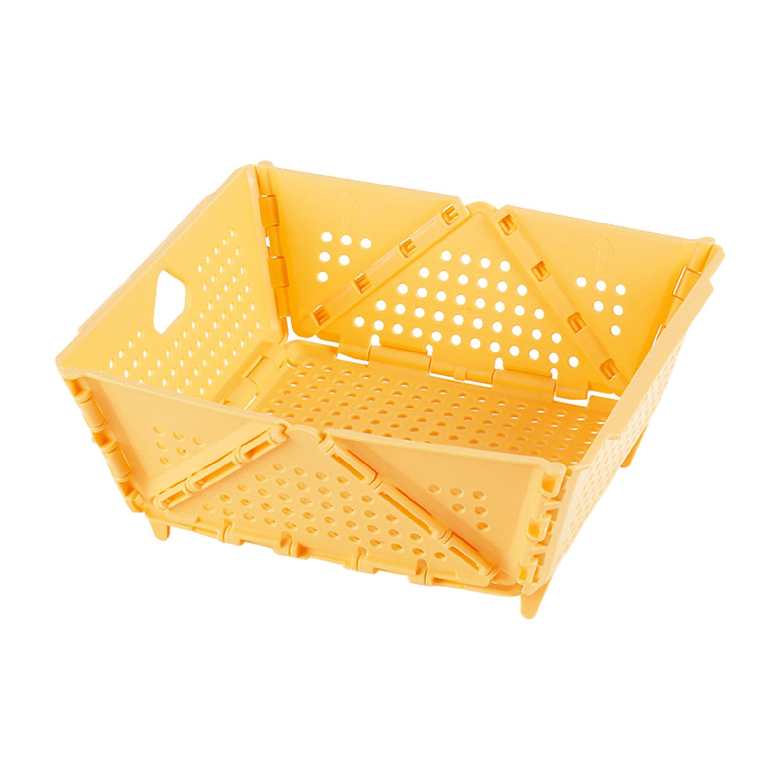 Canasto Plegable Soporte Para Frutas Y Verduras Amarillo | Lider