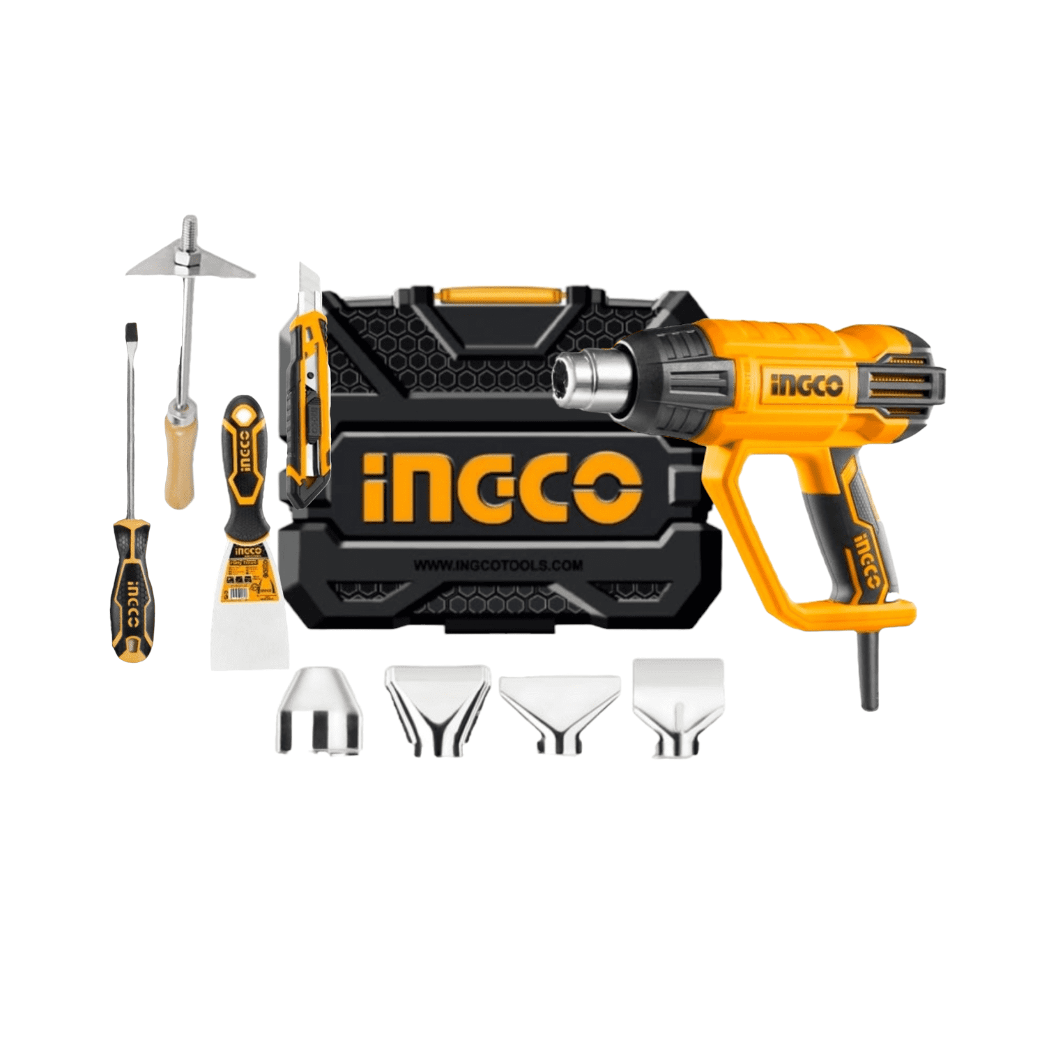 Pistola De Calor Digital Ingco 2000w Industrial Hg200028-1 | Lider