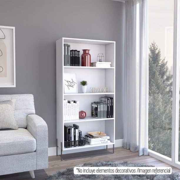 Living Combo Librero White Collection - Blanco | Lider