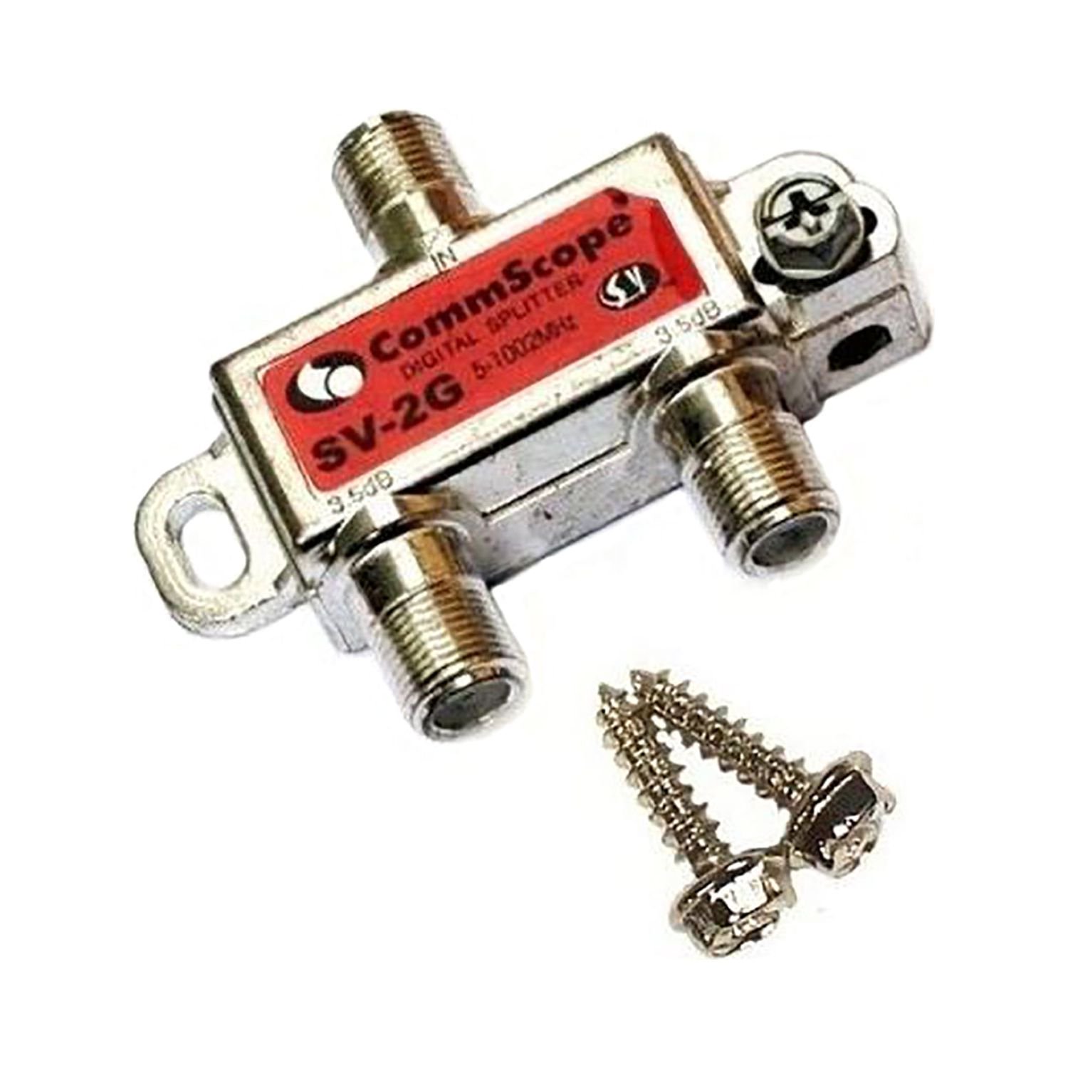 Divisor de cable coaxial CommScope SV-2G tipo F a tipo F, 5-1002 MHz | Lider