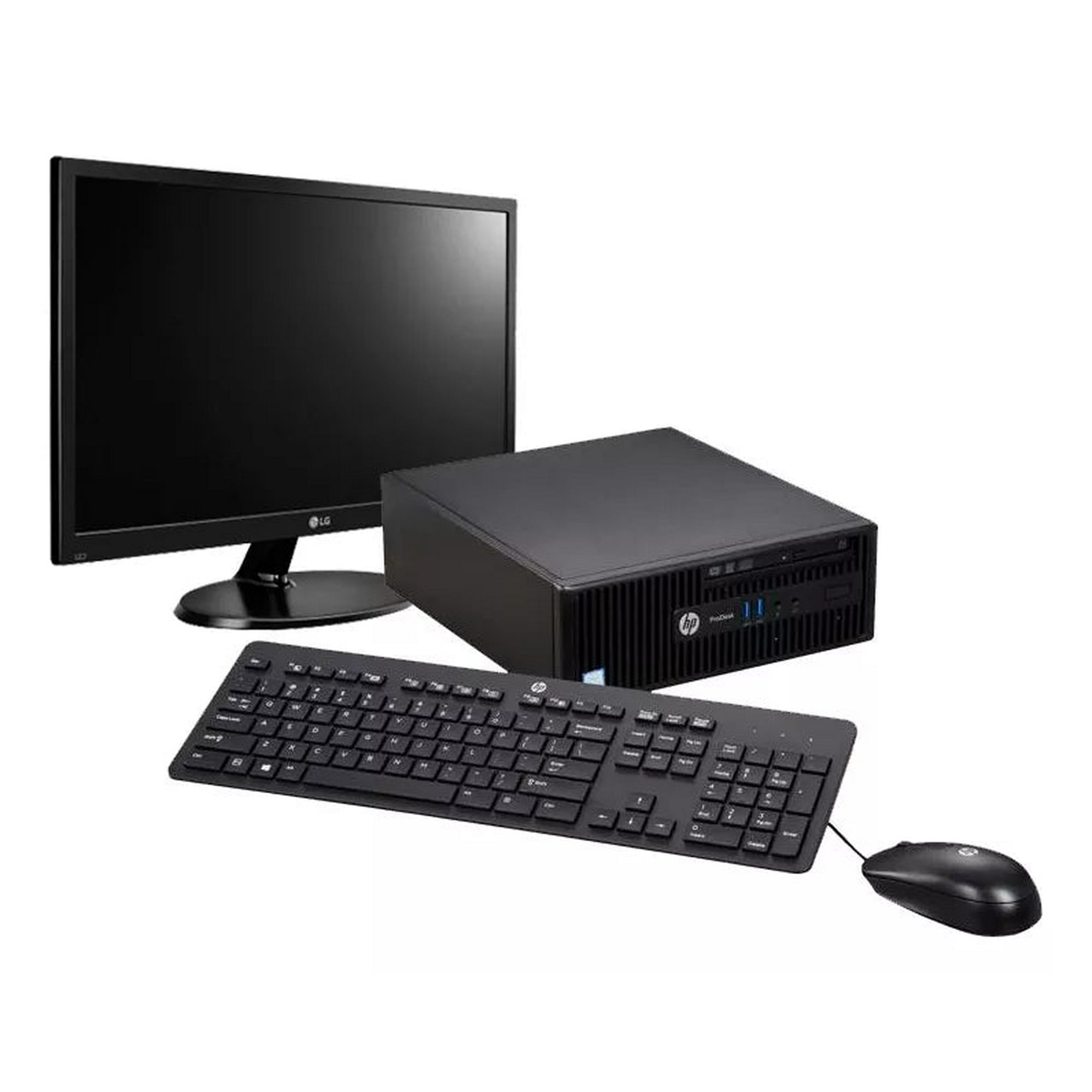 KIT PC HP 400 G3 SFF i3 8GB 256GB SSD Reacondicionado Grado A | Lider