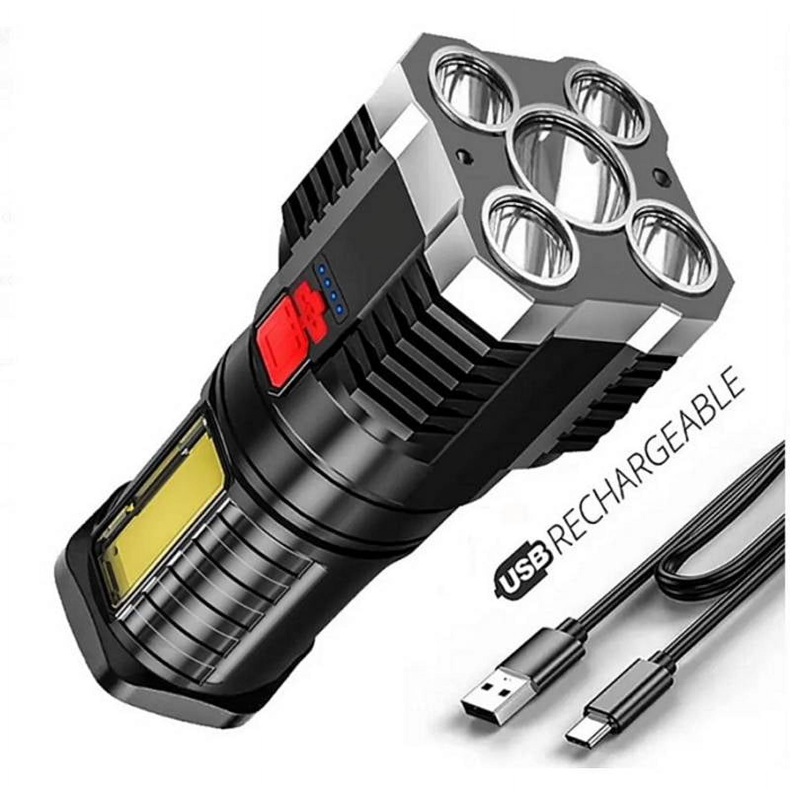 Linterna 5 LED USB Alta potencia | Lider