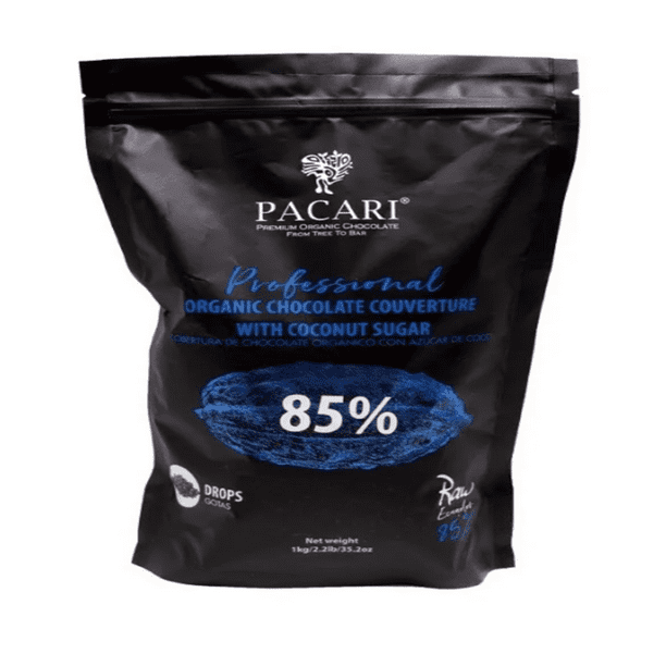 Cobertura De Chocolate Orgánico 85% Cacao Chips Pacari | Lider