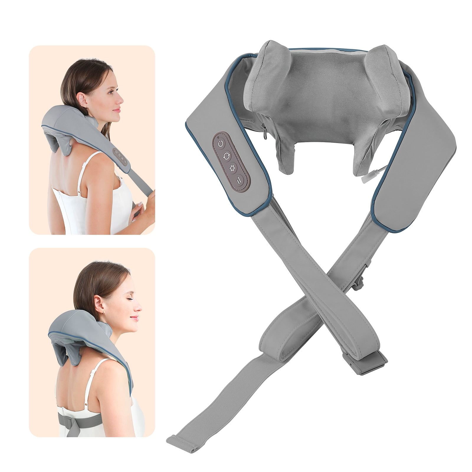 Neck And Back Massager Wireless Neck And Shoulder Kneading Massage ...