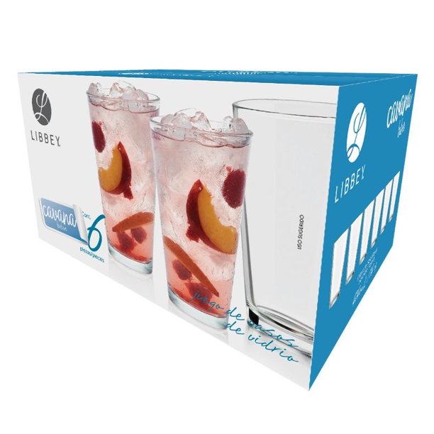 LIBBEY SET DE 6 VASOS ALTOS | Lider