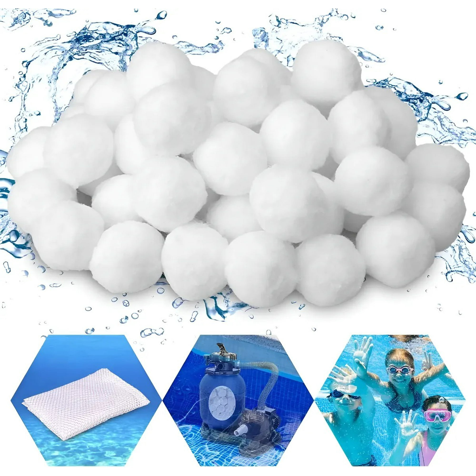 700g Bola Elemento Filtrante Piscinas Reemplaza Arena 25kg | Lider