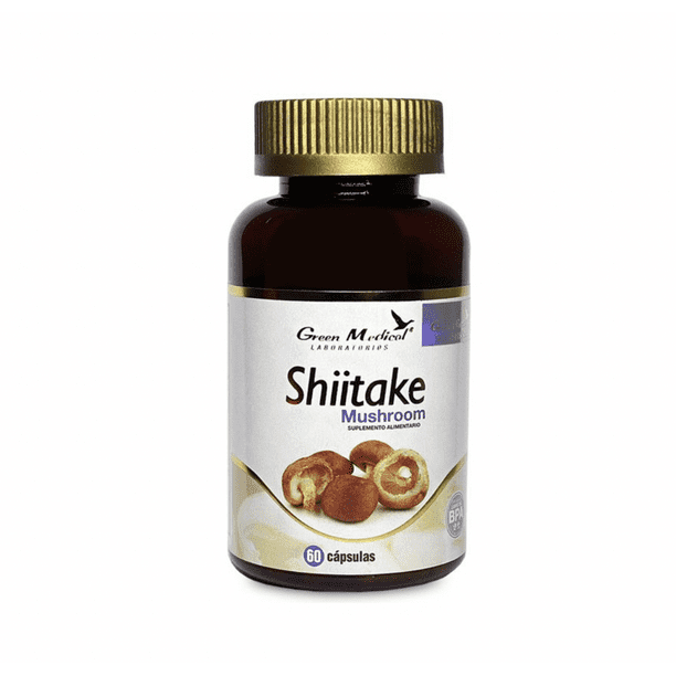 Hongo Shiitake Mushroom 60 Capsulas Green Medical | Lider
