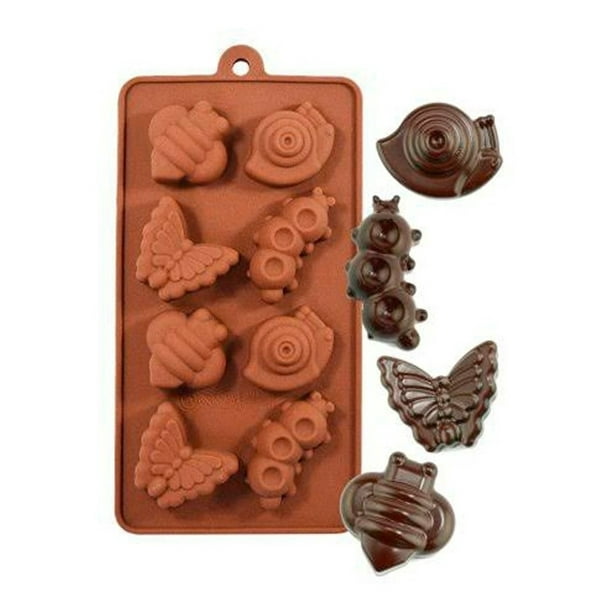 Moldes De Chocolate Molde Chocolate Silicona Insectos | Lider